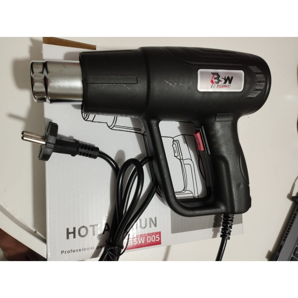 Jual LOW WATT 220V Heat Gun Air Hot Gun BSW 005 Pro Senapan Panas ...
