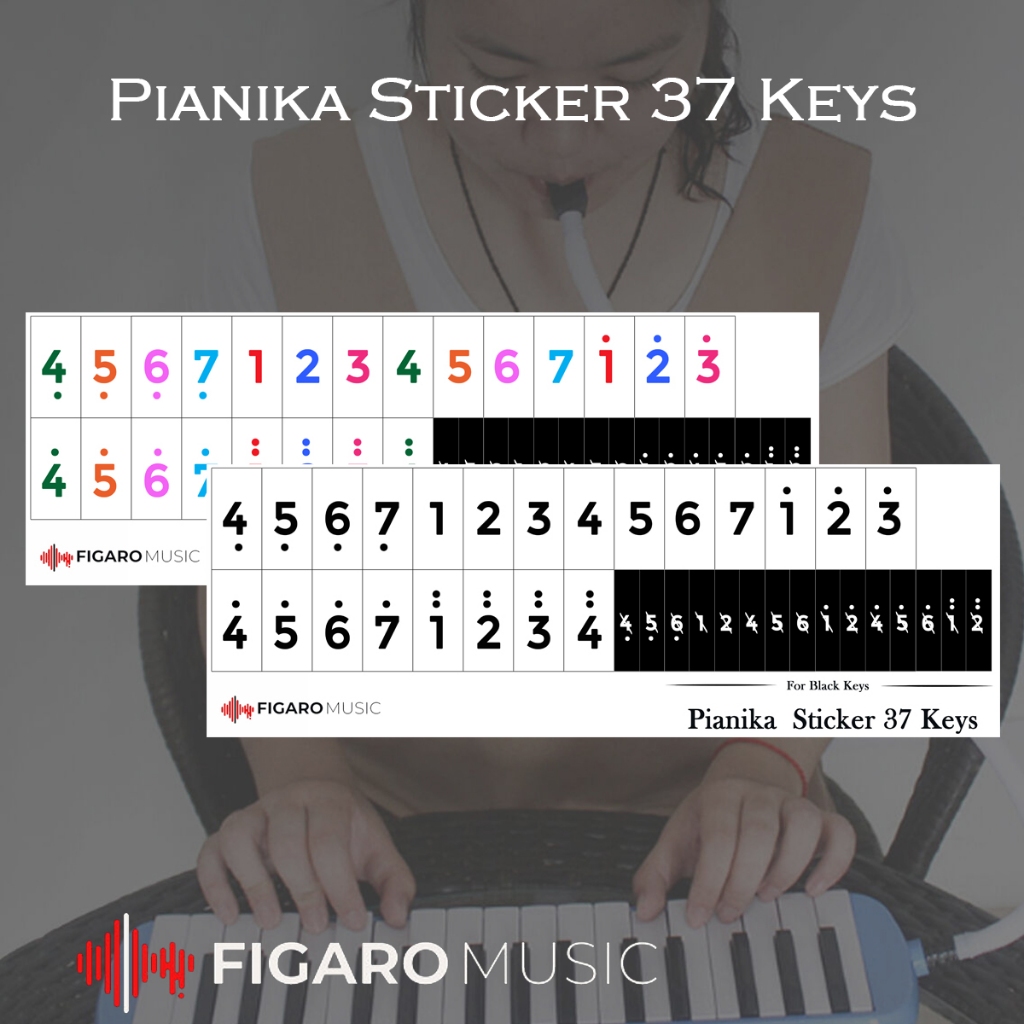 Jual Stiker Pianika 37 Keys - 37 Tuts Sticker Pianika Melodica Seri ...