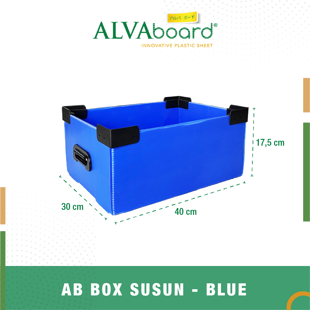 Jual Box Susun Flatpack ALVAboard Kotak Penyimpanan Medium Ukuran ...