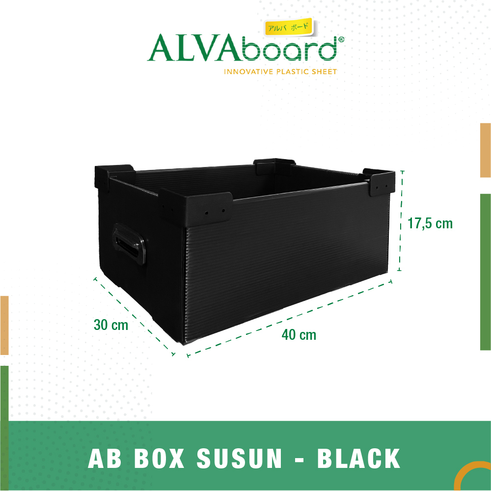 Jual Box Susun Flatpack ALVAboard Kotak Penyimpanan Medium Ukuran ...