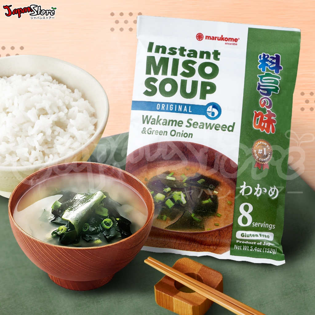 Jual Marukome Instant Miso Soup : Seaweed Wakame & Green Onion [8 Porsi] | Shopee Indonesia