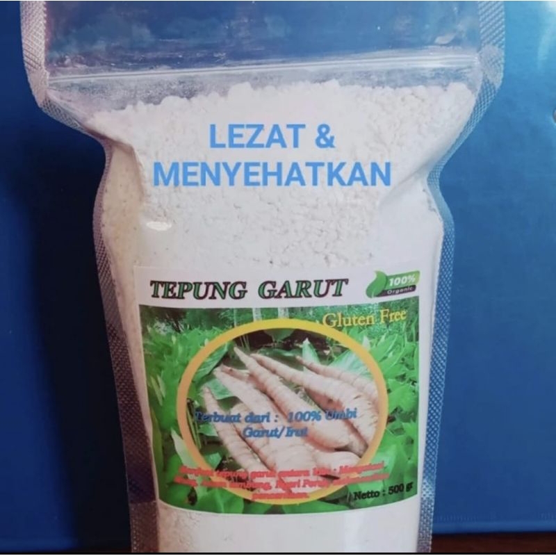 Jual TEPUNG GARUT/500gr/PATIGARUT/PATI ASAM LAMBUNG/IRUT/GLUTEN FREE ...