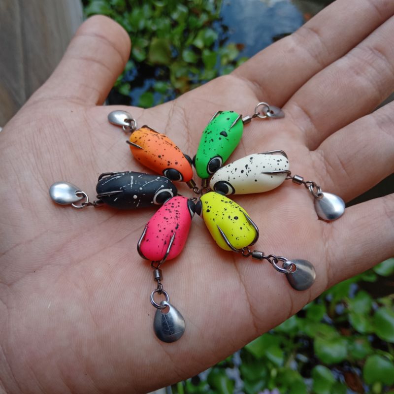Jual umpan mancing casting Soft frog 2 cm | Shopee Indonesia