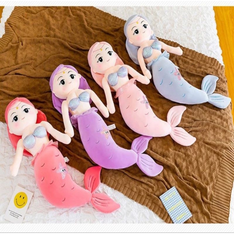 Jual boneka mermaid 70 cm, boneka putri duyung 70 cm. | Shopee Indonesia