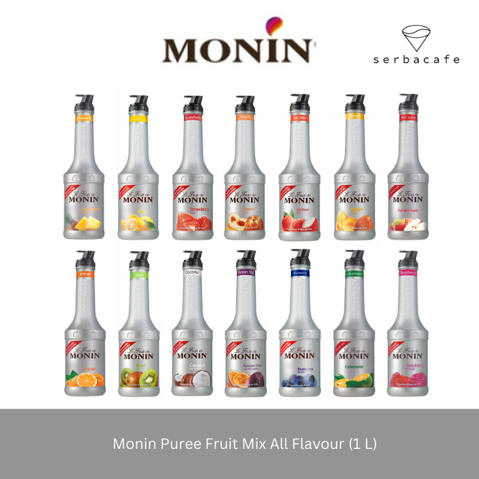 Jual Monin Puree Fruit Mix All Flavour (1 L) | Shopee Indonesia