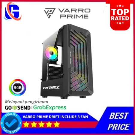 Jual CASING GAMING VARRO PRIME DRIFT INCLUDE 3 FAN | Shopee Indonesia