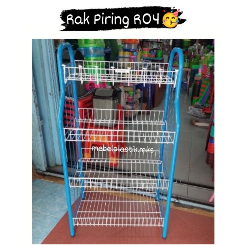 Jual Rak Piring master 4 Susun Ro4/Ro4 P Rak Piring besi Master Susun 4 ...