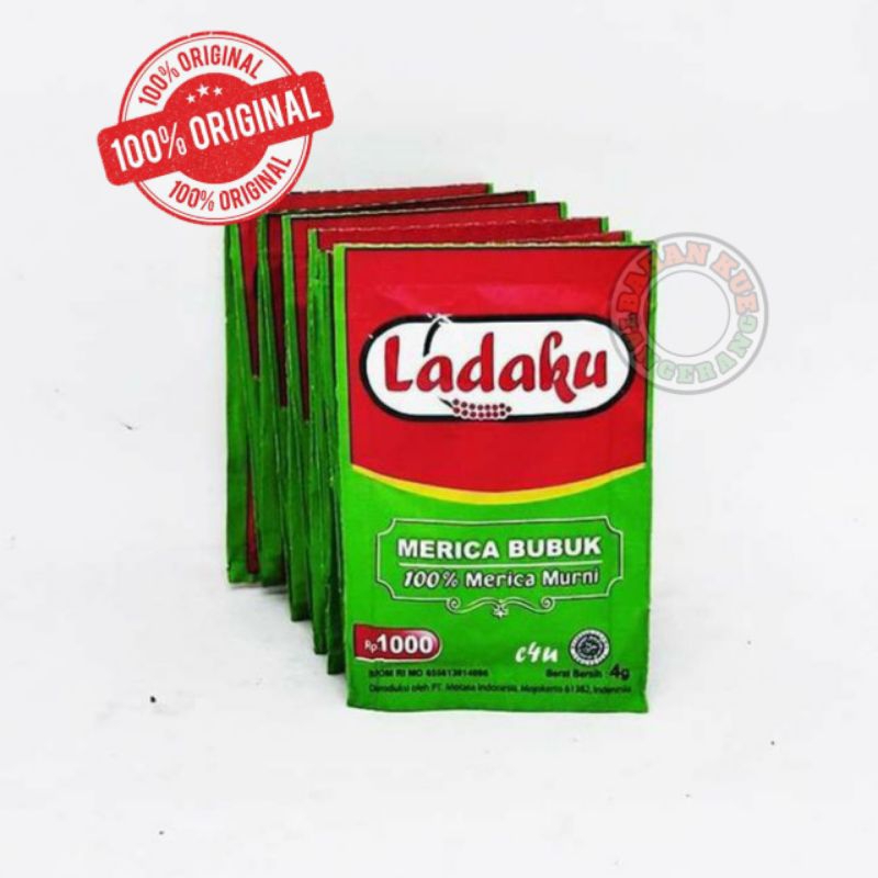 Jual Ladaku sachet 3 g / lada bubuk sachet / 1 renceng isi 12 sachet ...