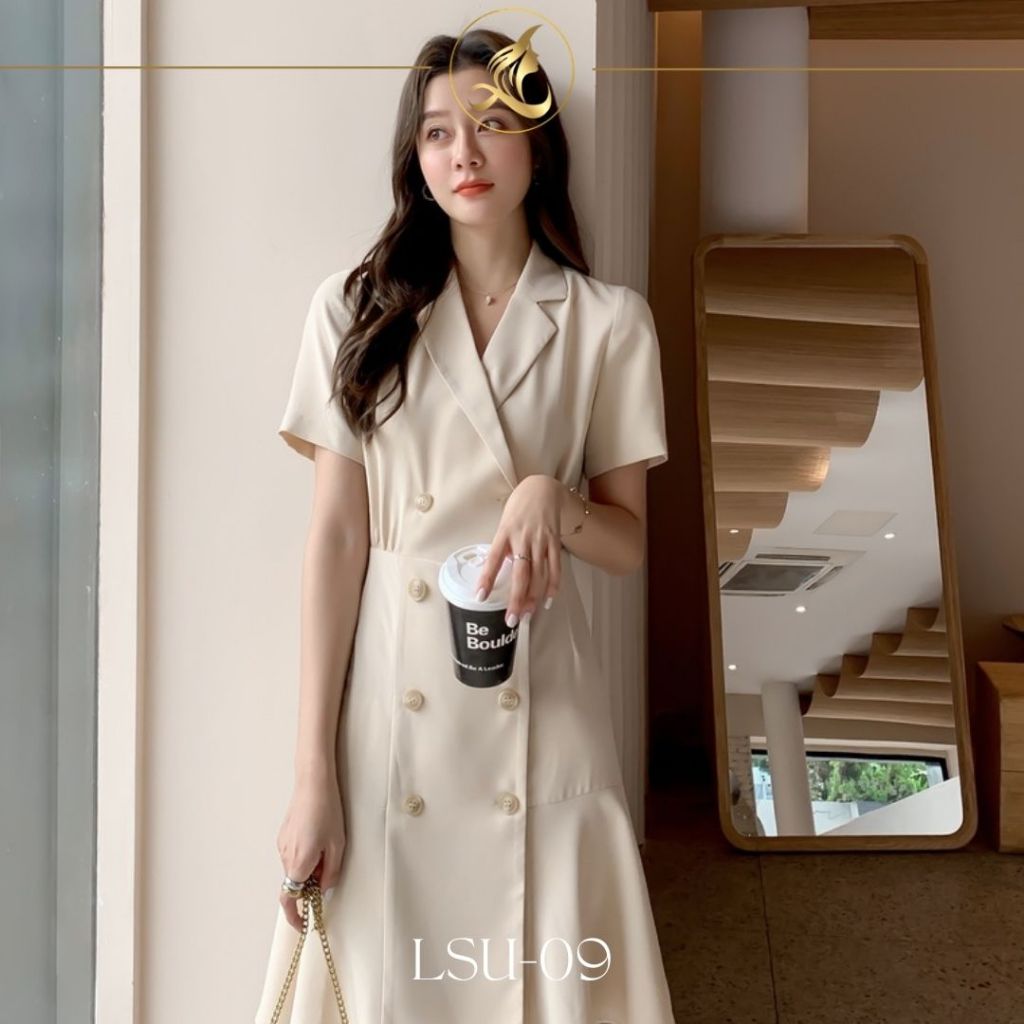 Jual Kdrama high class dress LSU-09 | Shopee Indonesia