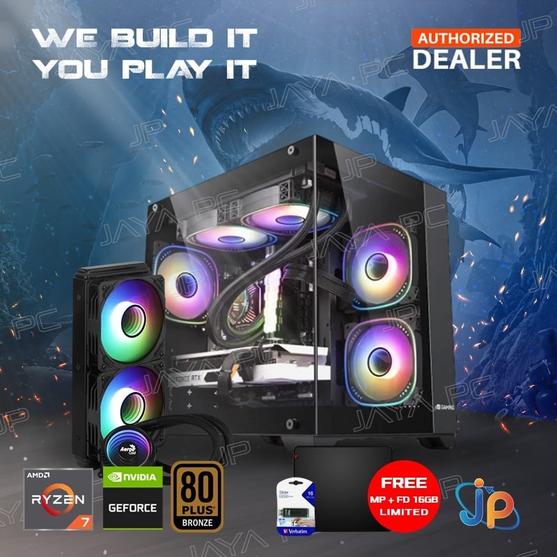 Jual GAMING POINT AQUA GeForce RTX 3060 OC - PC 7 5700X | 16GB | SSD ...