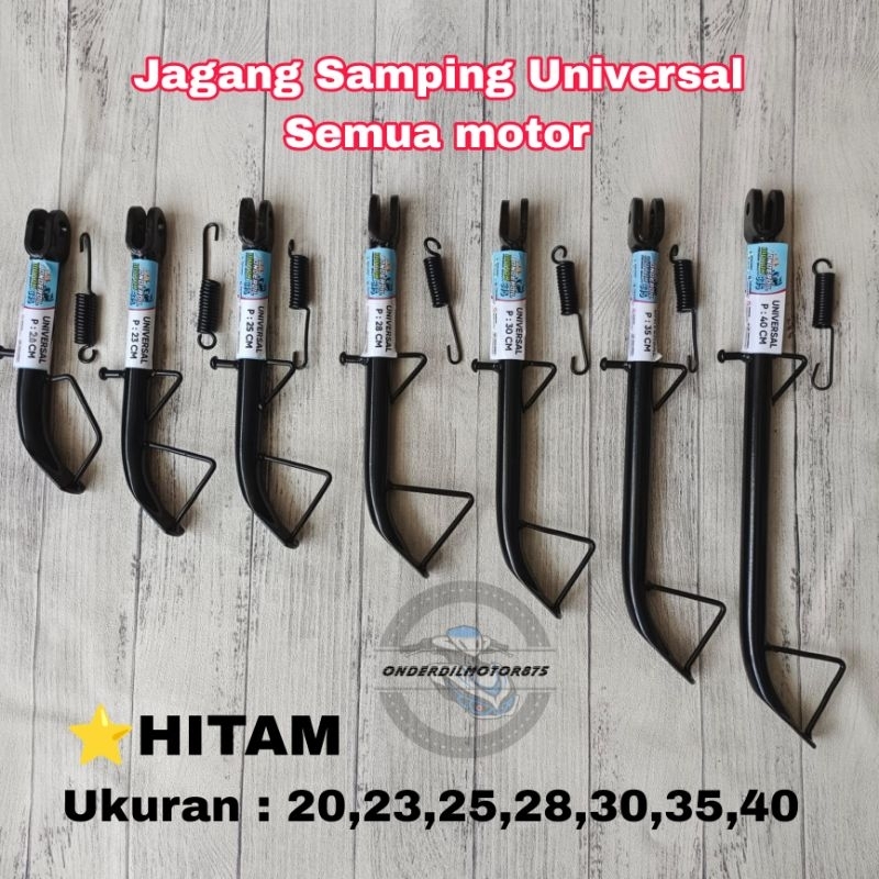 Jual Jagang Motor Standar Samping Hitam Jagrak Universal Semua Motor ...