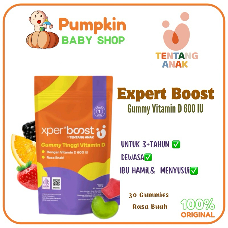 Jual EXPERT Boost Vitamin D 600IU Gummy Anak Dewasa | Shopee Indonesia