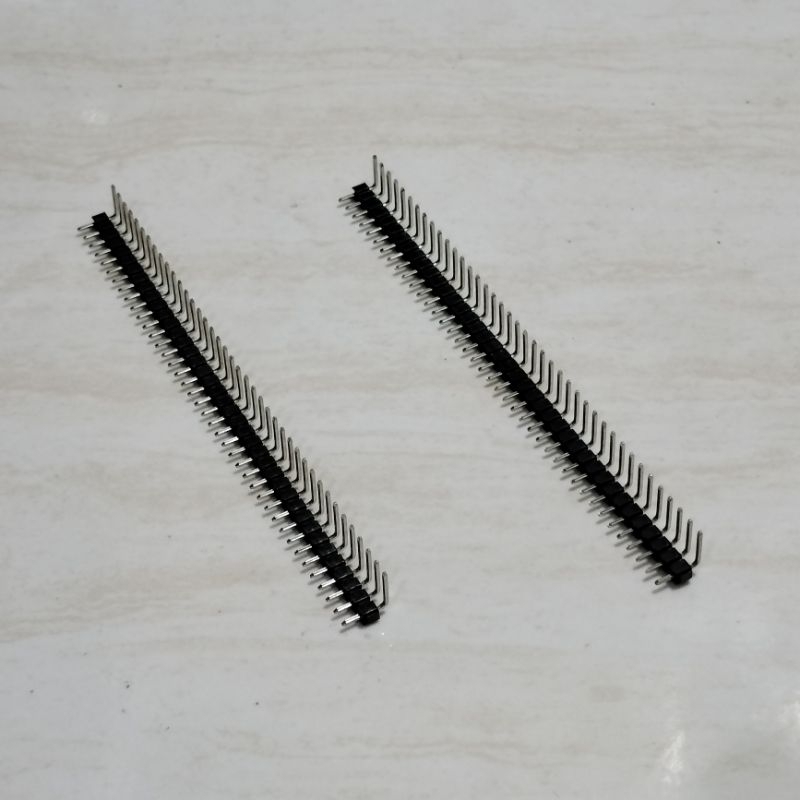 Jual Male Pin Header L bengkok Siku 2.54mm 40pin 1x40p sudut | Shopee ...