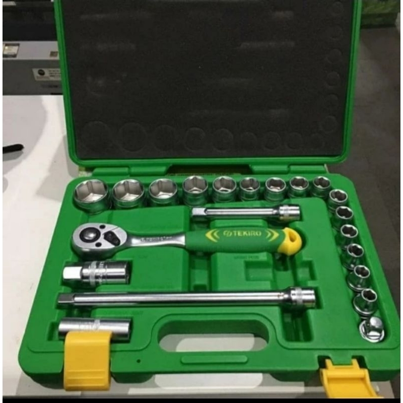 Jual TEKIRO kunci shock set 22 pcs ukuran 10 - 32 mm 1/2" Dr | Shopee ...