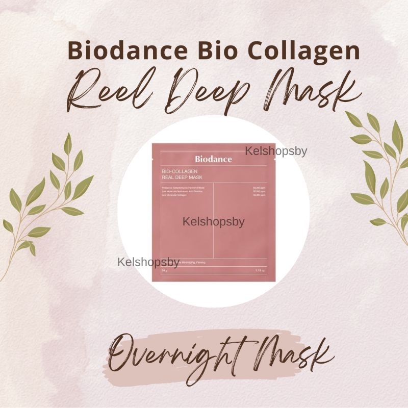 Jual BIODANCE MASK BIO COLLAGEN REEL DEEP MASK MASKER GLOWING | Shopee ...