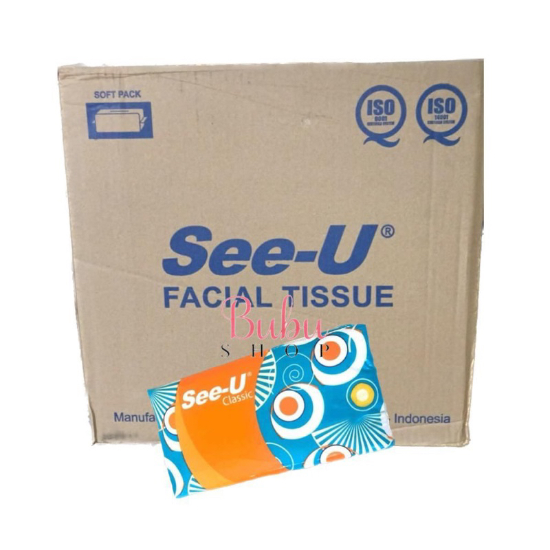 Jual ( 1 Dus ) tissue See U 250 sheets 2 ply ( 1 karton isi 40pcs ...