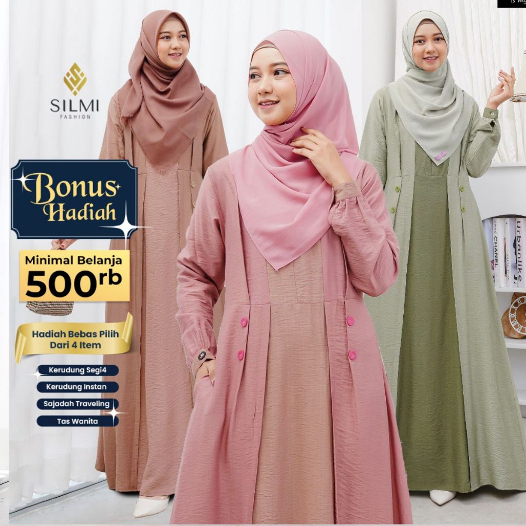 Jual Gamis Model Terbaru 2025 Viral Simple Elegan Original Terbaru ...