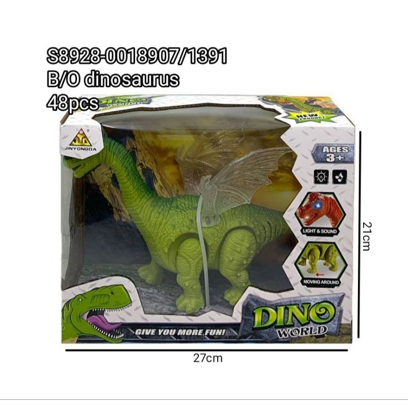 Jual Mainan Dinosaurus Sayap Dus/ dino b/o dus/ Dino sayap terbaru ...