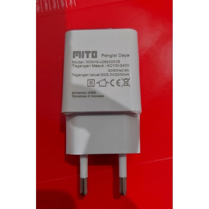 Jual Batok charger kepala charger 2A mito universal | Shopee Indonesia