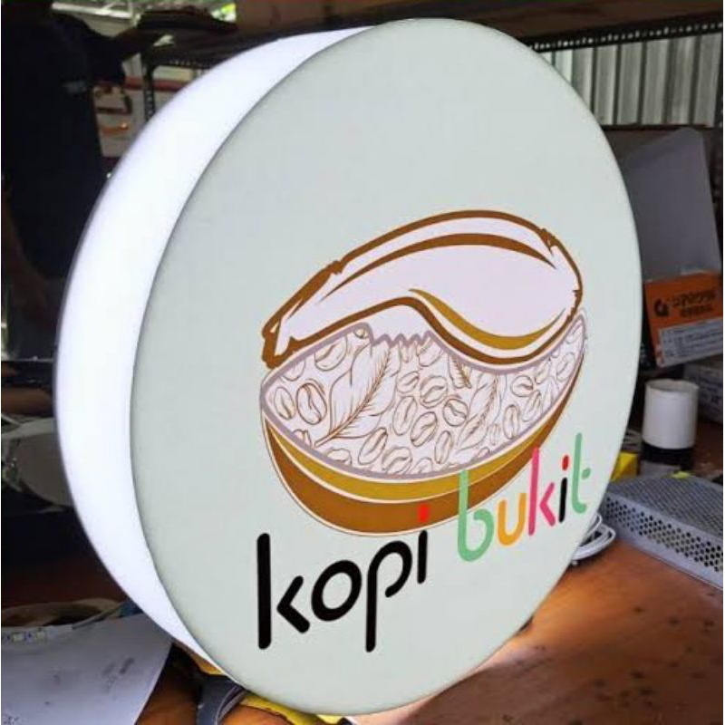 Jual Custom Neon Box 1 Sisi Bulat/Kotak | Shopee Indonesia