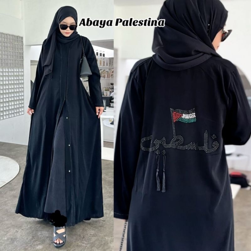 Jual Abaya Gamis Turkey Simple Helwa and habuba best seller | Shopee ...
