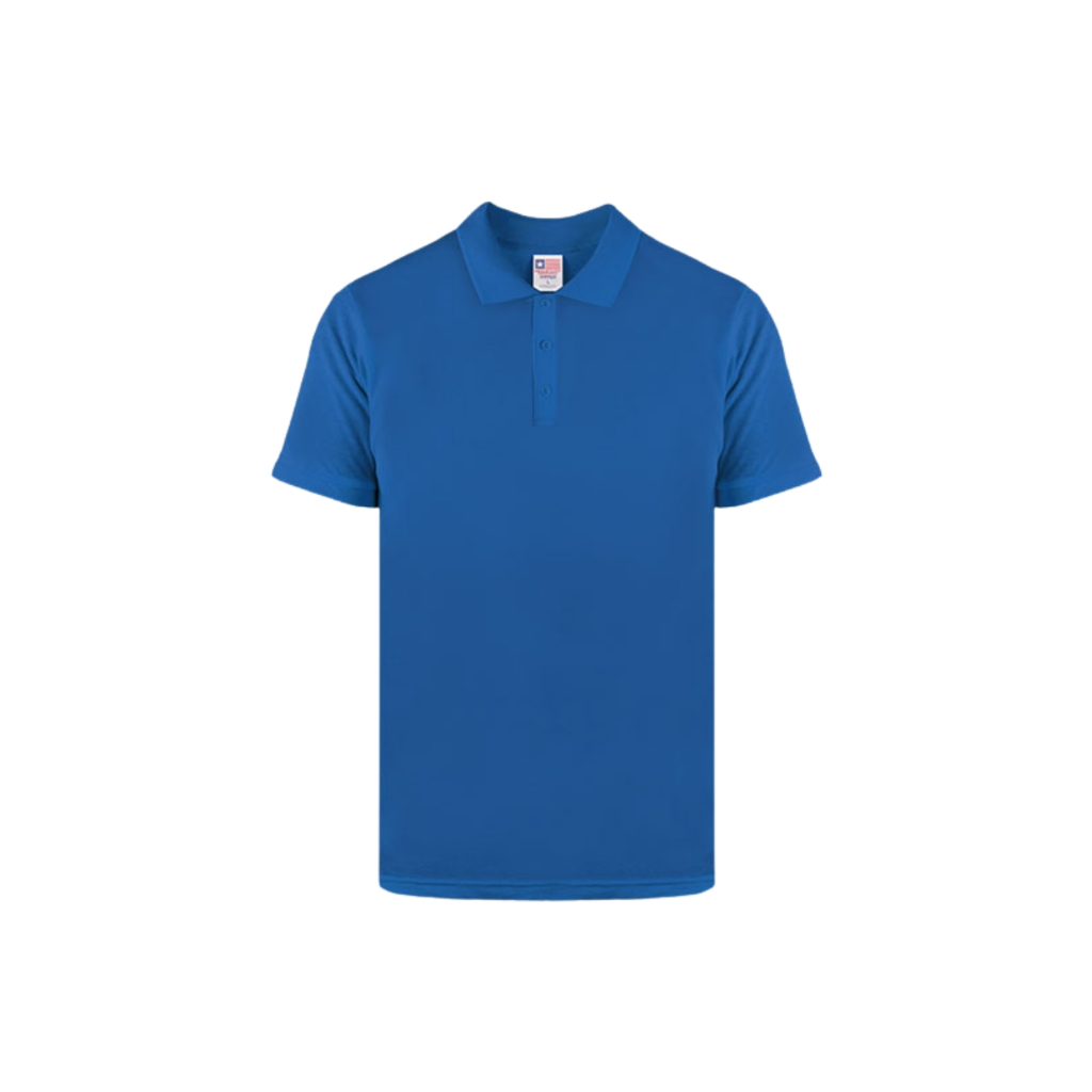 Jual Kaos Polo Biru BCA benhur Baju Kerah T shirt Royal Blue Polos ...