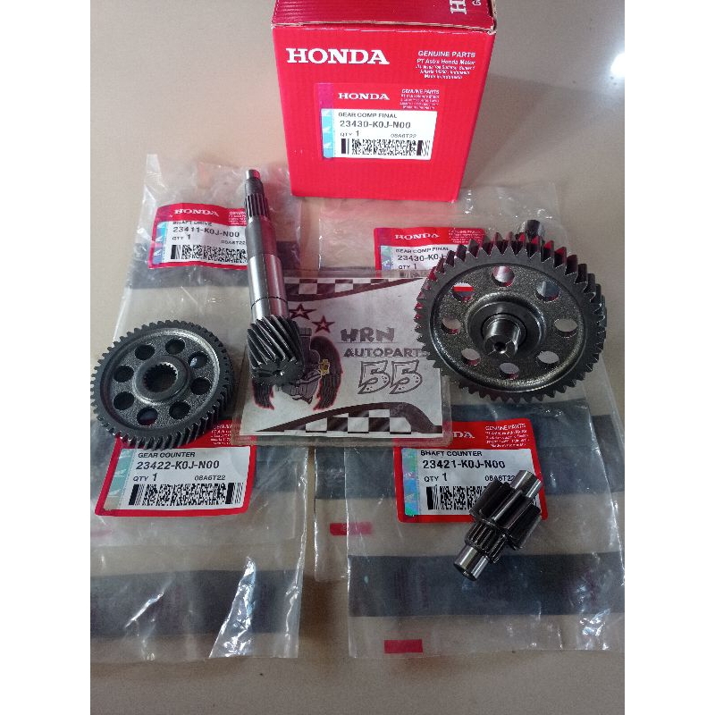 Jual Gigi Rasio Set KOJ Gear garda Set Honda Genio Beat Deluxe Scoopy ...