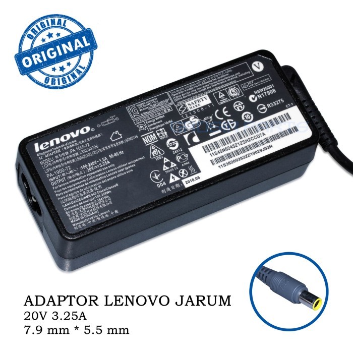 Jual Adaptor Charger Laptop ThinkPad Edge E120 E125 E130 E135 E145 E320 E330 E335 E420 E425 E430 ...