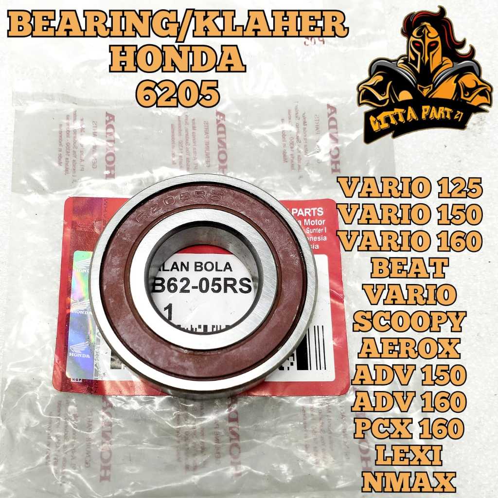 Jual KELAHAR BEARING KRUK AS ASLI ORIGINALHONDA 6205 KUALITAS ASLI ...