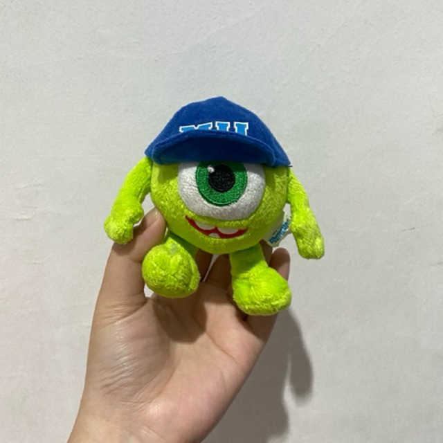 Jual Gantungan Kunci Boneka Plushie Mike Topi Monster University Disney ...