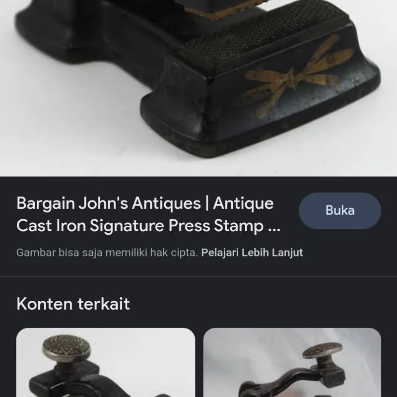 Jual ALAT PRESS STAMP JADUL ANTIK HAND PRESS STAMP ANTIK JADUL | Shopee ...