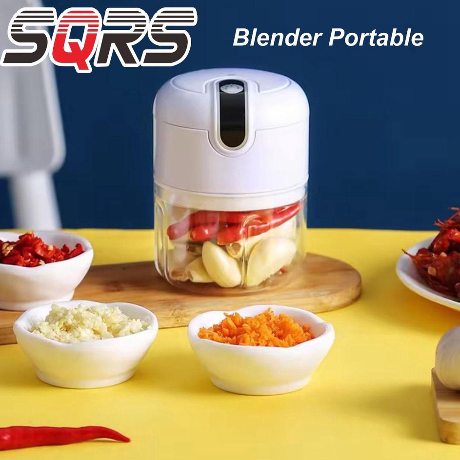 Jual cC Mini Blender Garlic Chopper Electric Portable Blender Food ...