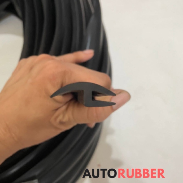 Jual Best Karet List Kaca Mobil T TL Universal U Jepit Bibir Besar 3 Mm ...