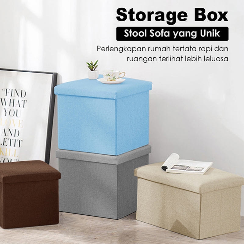 Jual Storage Box Kursi Tempat Penyimpanan Barang Serbaguna Kursi Box ...