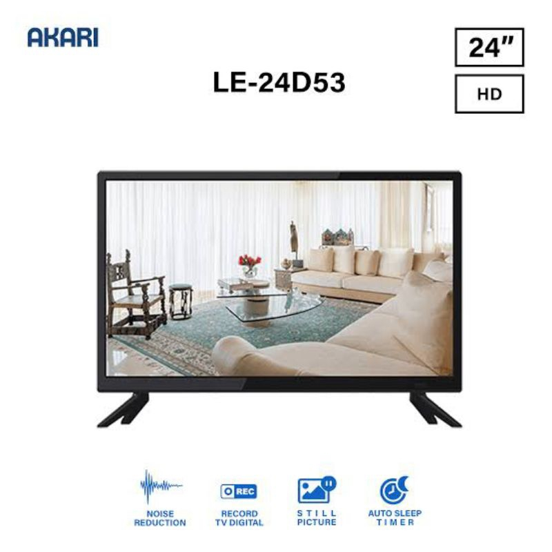 Jual LED AKARI LE 24D53 / AKARI 24D53 LED TV DIGITAL 24 INCHI / AKAR LE ...