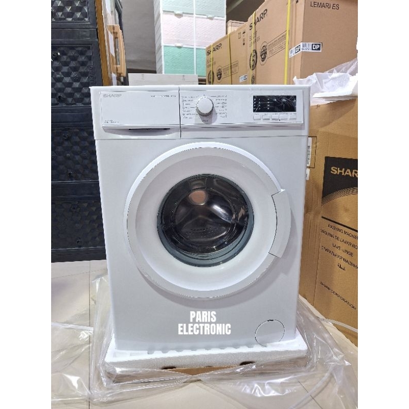 Jual SHARP MESIN CUCI FRONT LOADING 8KG ES-FL1082B (KHUSUS CILEGON ...
