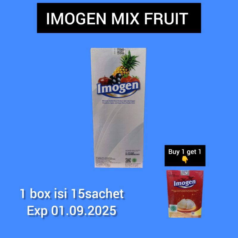 Jual IMOGEN MIX FRUIT exp 09/2025 sudah bpom 1 kg | Shopee Indonesia