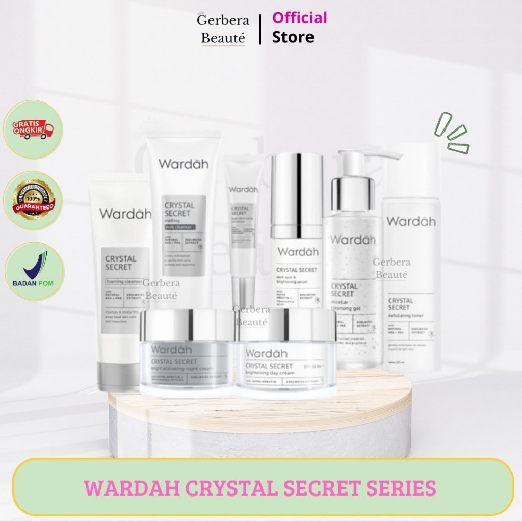 Jual Wardah Crystal Secret Paket Lengkap - Dark Spot Corrector (Day ...