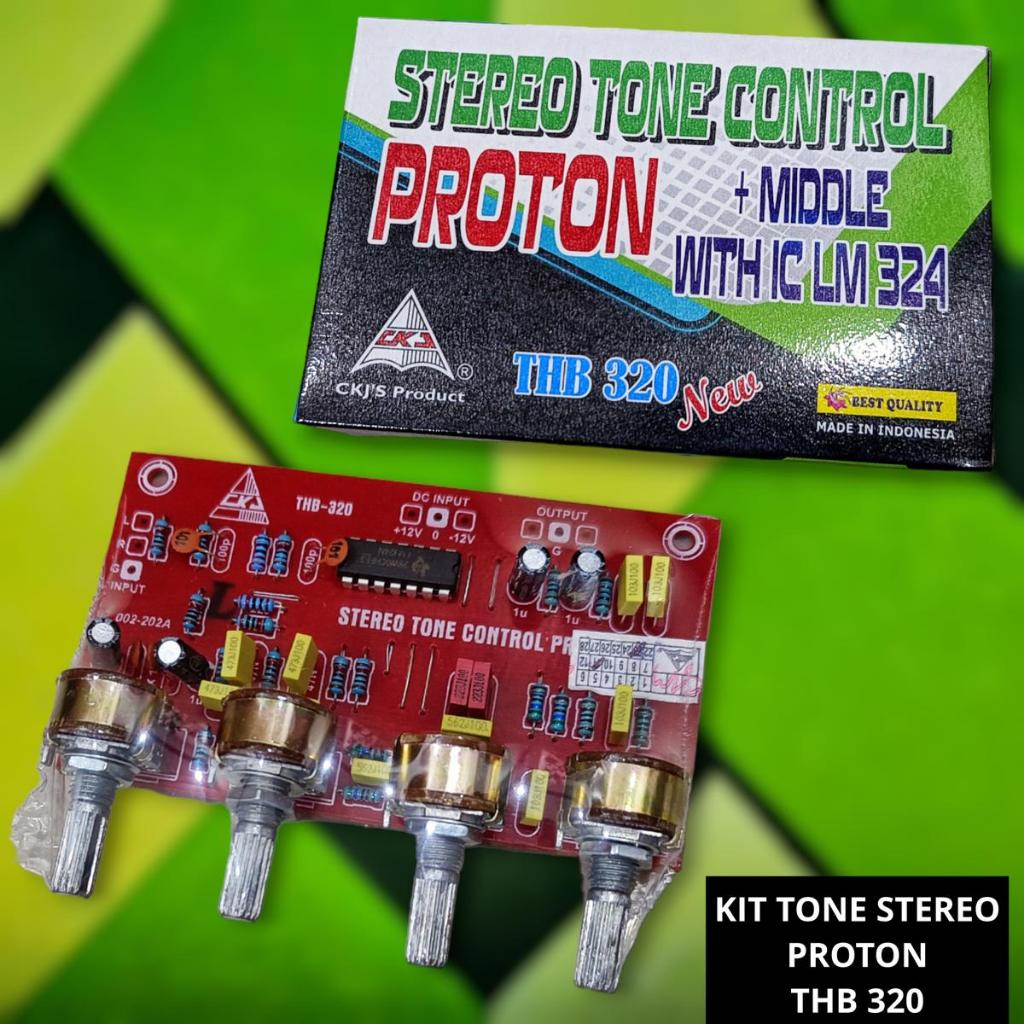 Jual Kit Tone Stereo Proton + Middle THB 320 THB320 IC LM324 Tune ...