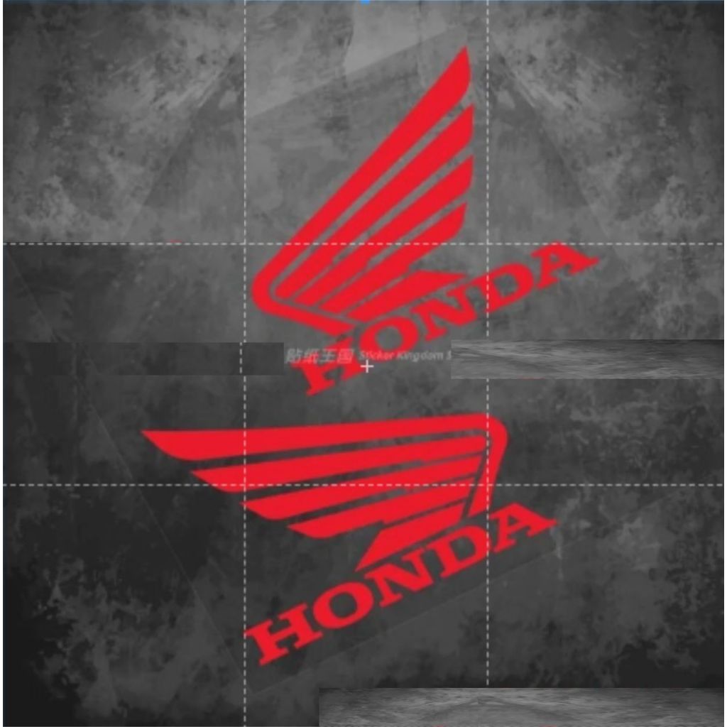 Jual Stiker Logo Honda Sayap Stiker Cuting Untuk Motor Honda dan Ada 8 ...