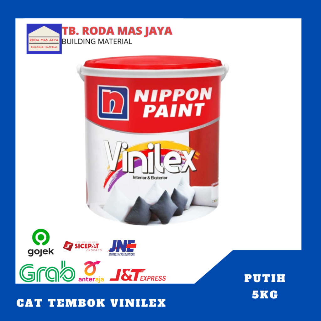 Jual Cat Tembok Vinilex White - 300 @ 5 kg | Shopee Indonesia