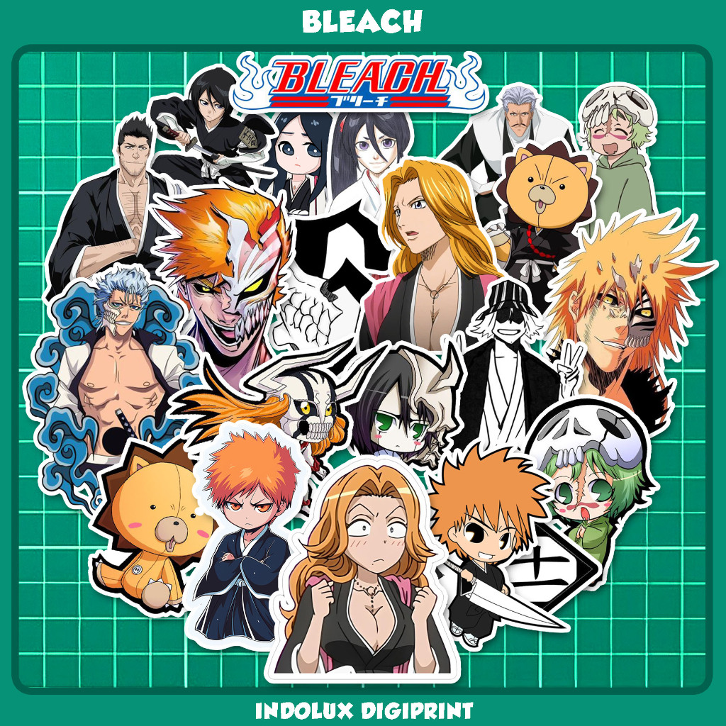 Jual Stiker Bleach 37 Pcs Sticker Anime Ichigo Kurosaki Tempelan Anti ...