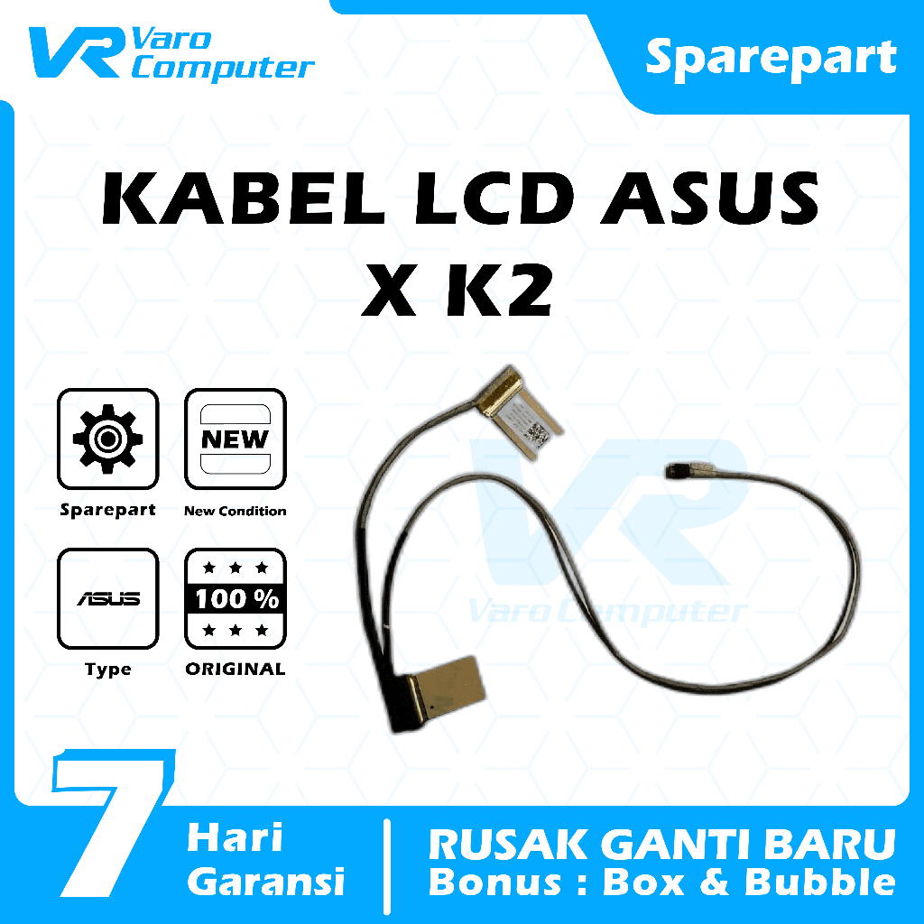 Jual KABEL FLEXIBLE LCD LAPTOP ASUS X K2 (PIN 30) ORIGINAL | Shopee ...