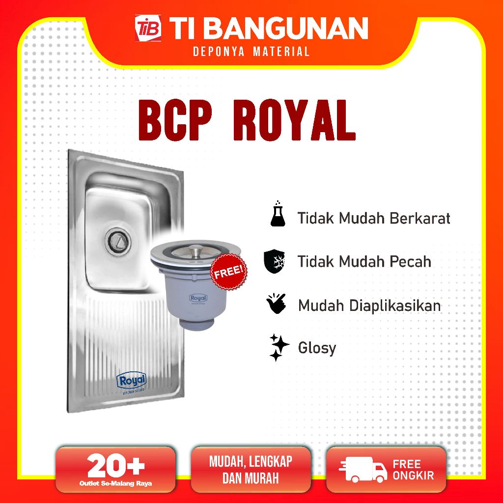 Jual BCP ROYAL SB 42E (1LB-MEJA) - BAK CUCI PIRING MALANG | Shopee Indonesia