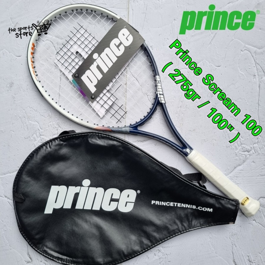 Jual Raket Tenis Prince Scream 100 - 275G 100" | Shopee Indonesia