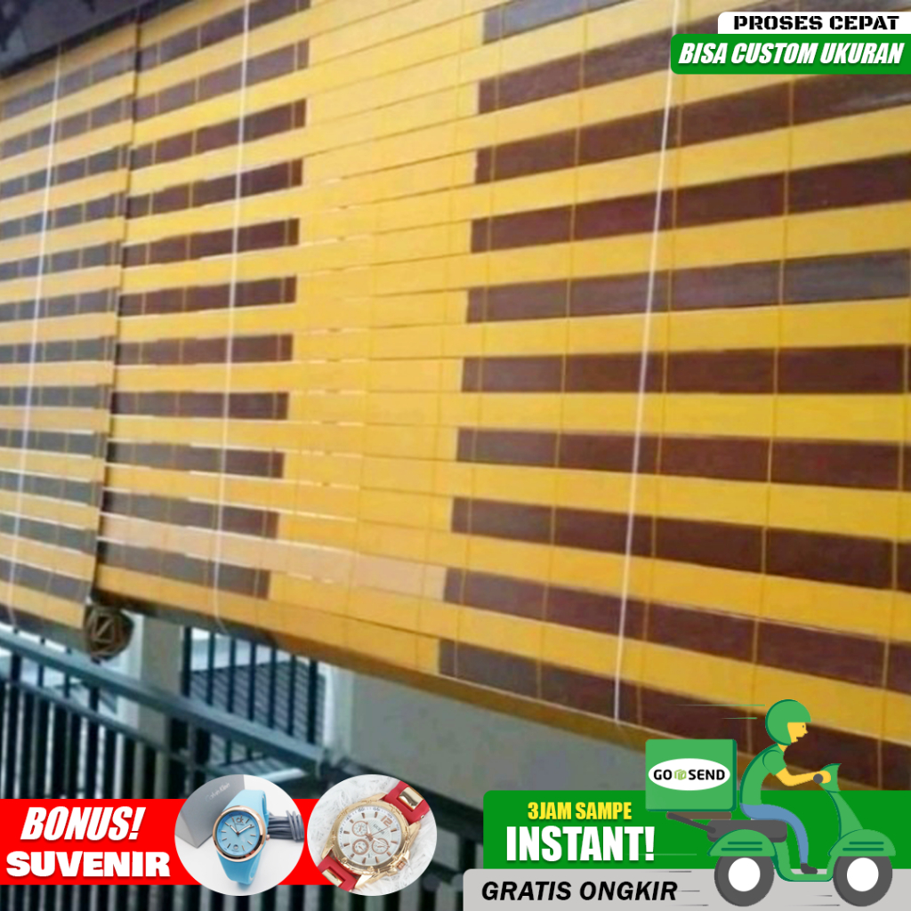 Jual KREY OUTDOOR TIRAI KAYU KREI PVC TIRAY CUSTOM MODEL WARNA BONUS ...