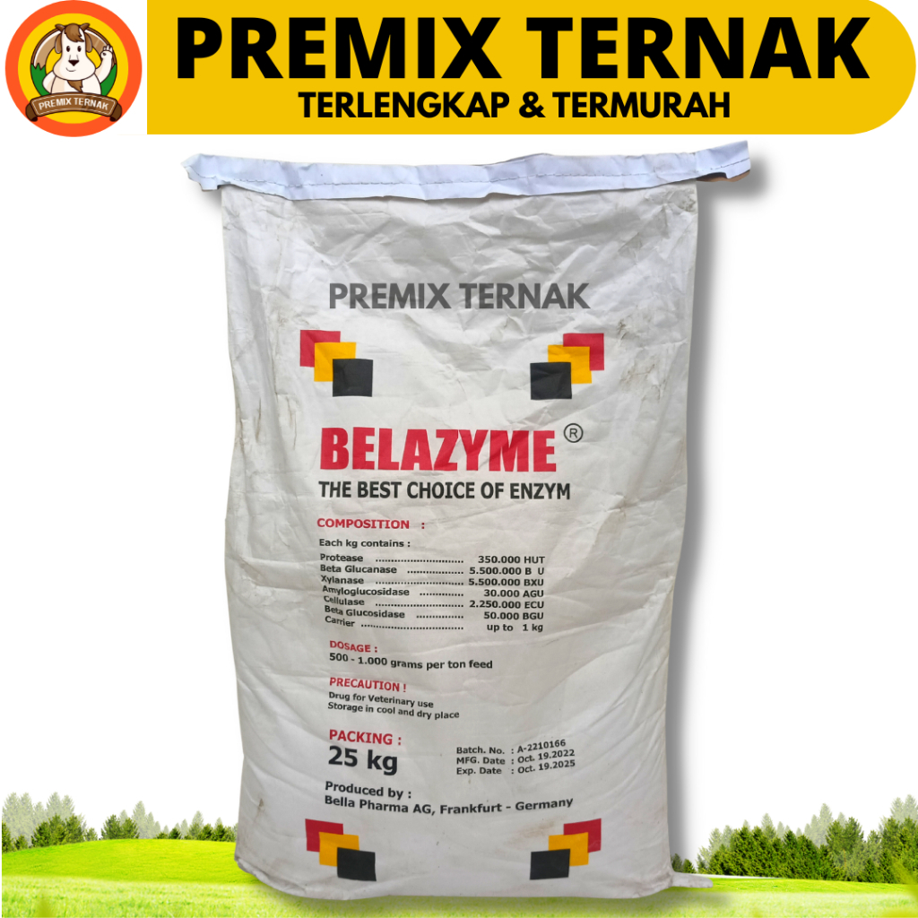 Jual BELAZYME 1kg - Suplemen enzim ternak - Enzim Unggas - Enzim Ayam ...