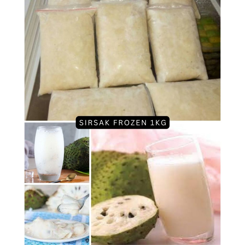 Jual Sirsak frozen tanpa biji 1kg sirsak beku frozen | Shopee Indonesia