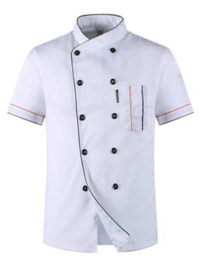 Jual Monolog Baju Koki Chef Jacket Mandarin Kitchen Dapur Pria Wanita ...