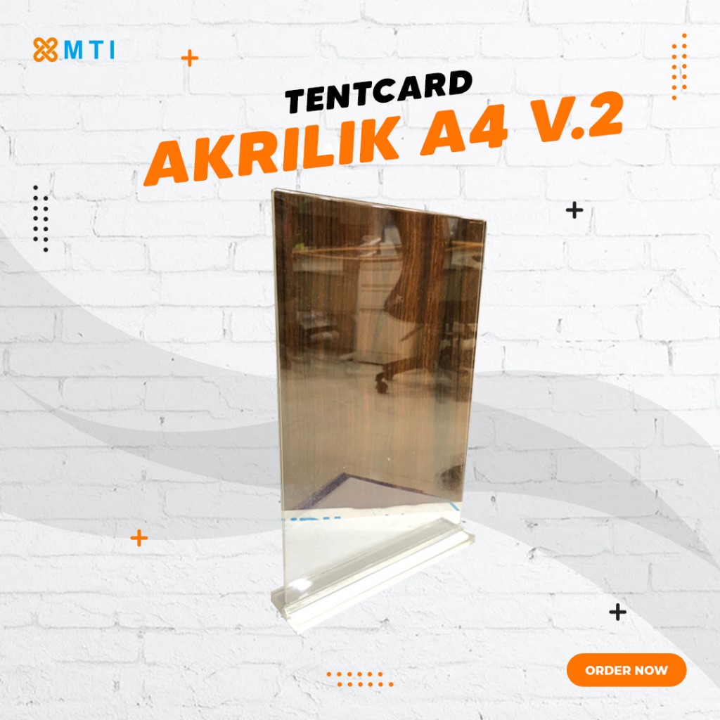 Jual AKRILIK A4/AKRILIK STAND V.2/ AKRILIK PROMOSI/A4/AKRILIK FLYER ...